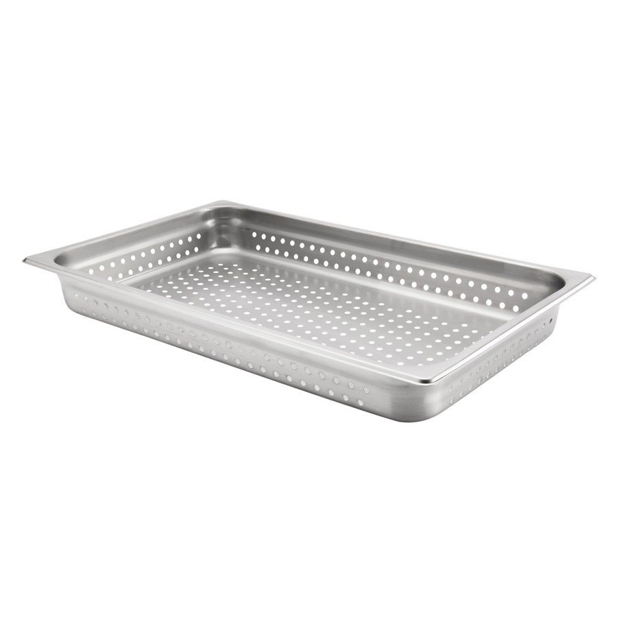 INSERT PAN FULL SIZE X 2-1 / 2" DEEP PERFORATED S / S
