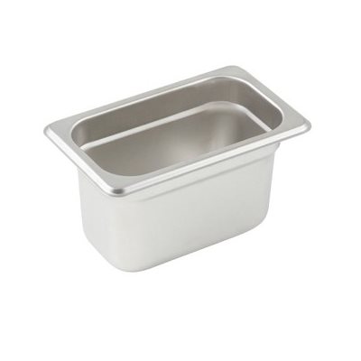 INSERT PAN 1 / 9 SIZE X 4" DEEP S / S