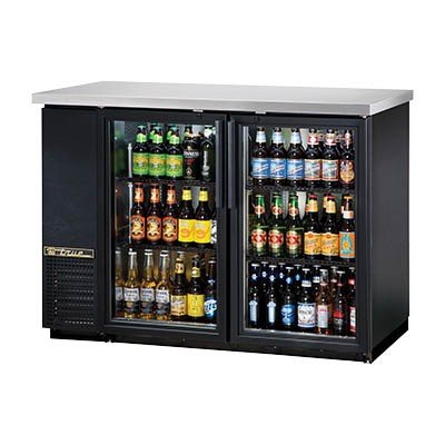 TRUE BEER COOLER 2 GLASS DOORS 48"W